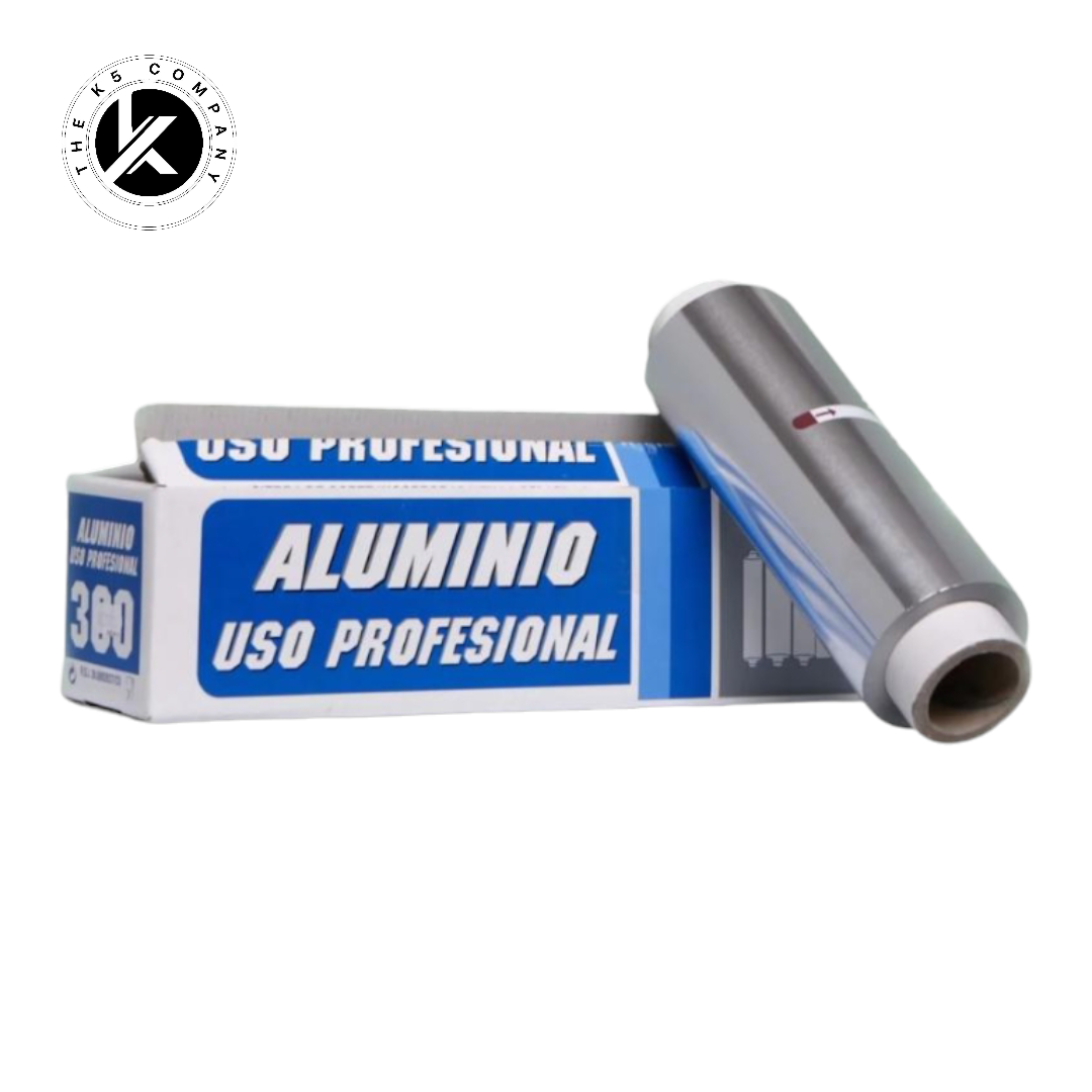 ROLLO PAPEL ALUMINIO USO PROFESIONAL 300 METROS - PACK 3 ROLLOS – K5 ...